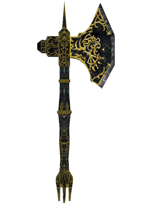 Ebony War Axe (Oblivion) - The Elder Scrolls Wiki Ebony War Axe (Oblivion) - The Elder Scrolls Wiki
