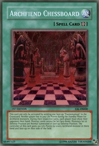 Archfiend Chessboard - Yu-Gi-Oh Card Maker Wiki - Cards, decks, booster ...