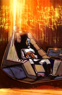 Thrawn in his private command room aboard the Chimaera. (With images ...