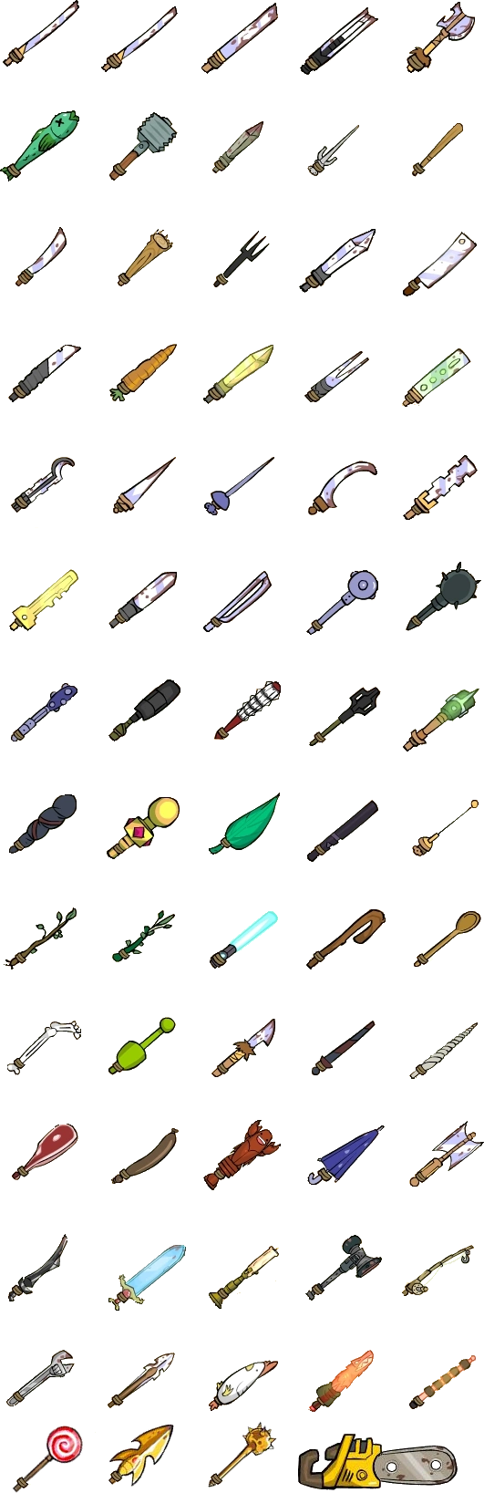 Weapon Images - Castle Crashers Wiki - Levels, Characters, Weapons, and ...