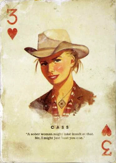 Fallout New Vegas Character Cards