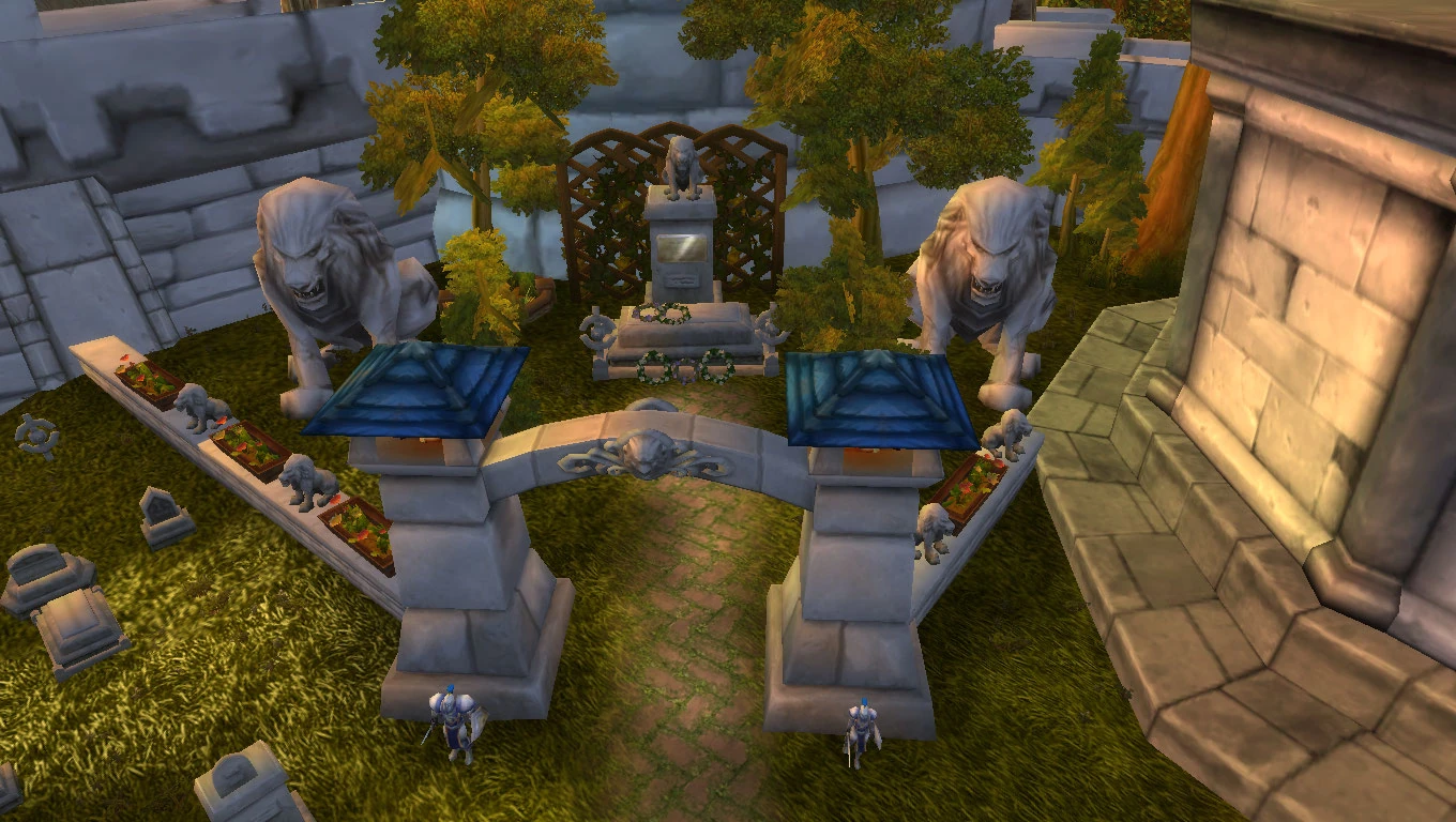 Strange Tombs in Stormwind Graveyard