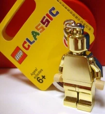 852688 LEGO Gold Minifigure Key Chain - Brickipedia, the LEGO Wiki