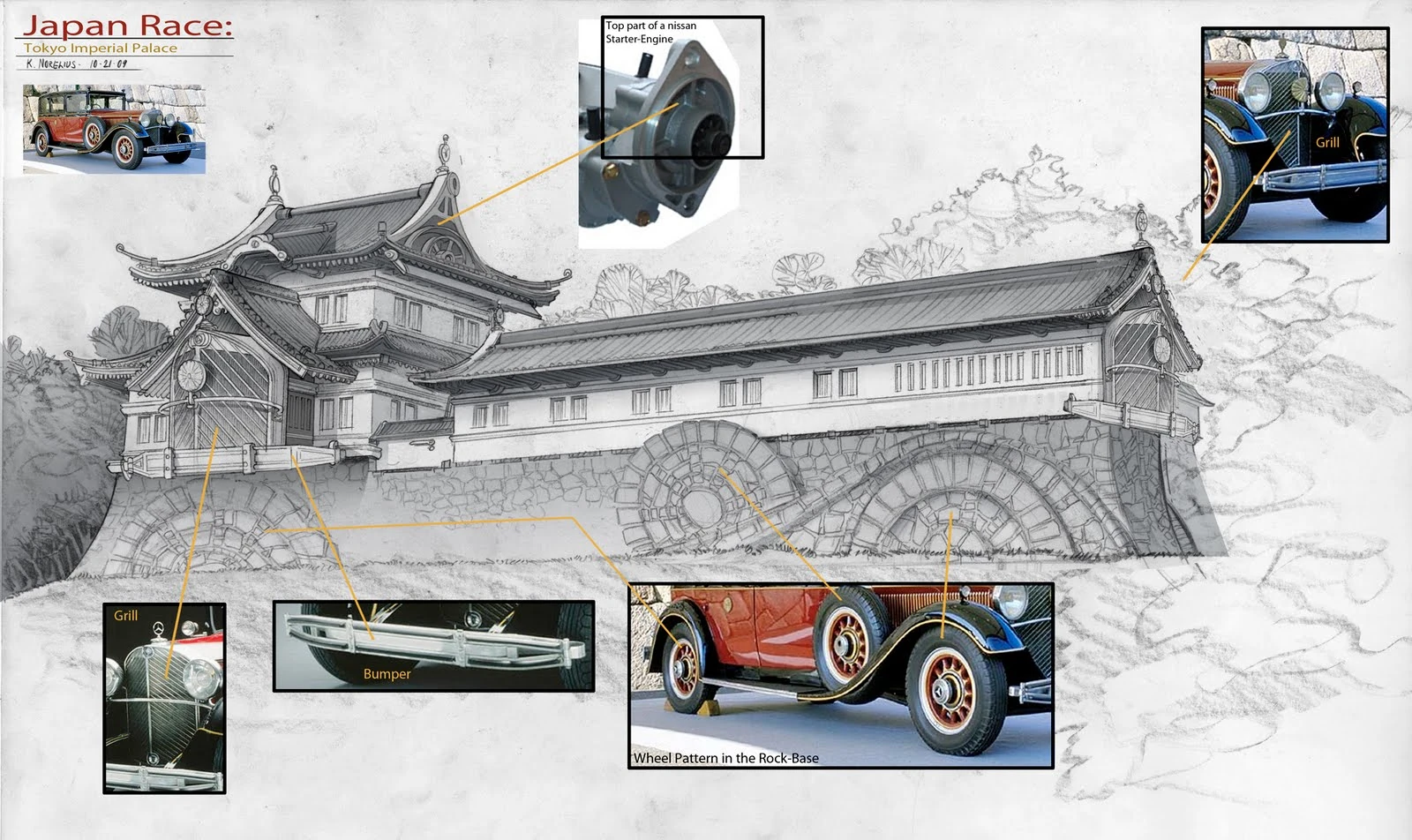 Disney- Pixar's concept art for "Cars 2" | TalkBass.com