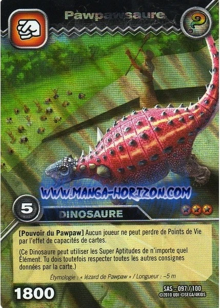 Dinosaur King Pawpawsaurus