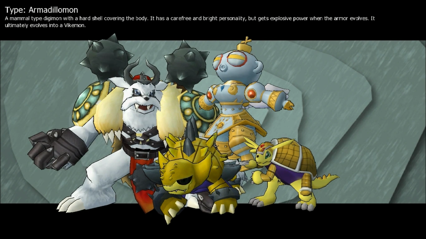 Digimon Armadillomon Evolution Digimon Story Cyber Sleuth: All