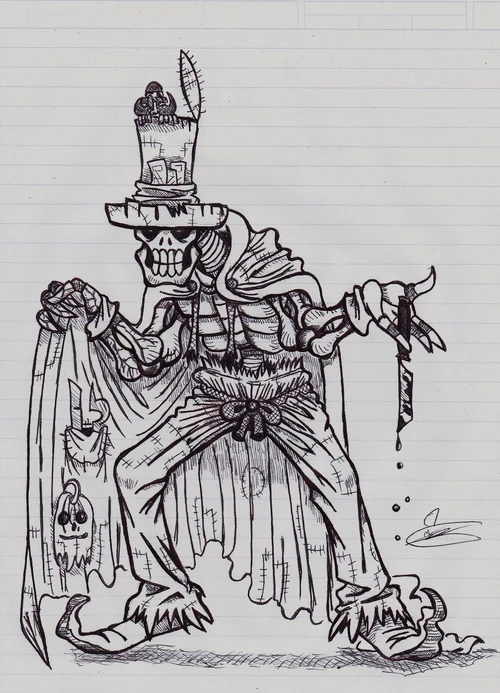 Image - The skin taker by marcoman128-d4iyg3e.jpg - Candle Cove Wiki